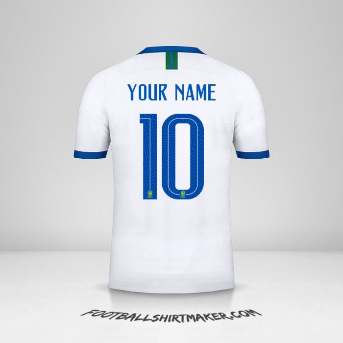 Brazil 2019 III jersey. Create jersey with your name and number.