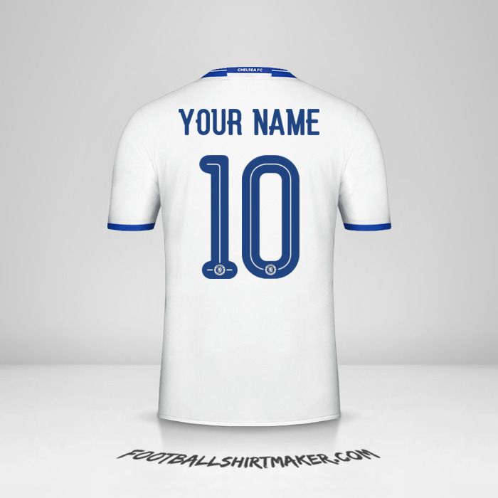 Chelsea 2016/17 Cup III jersey. Create jersey with your name and number.