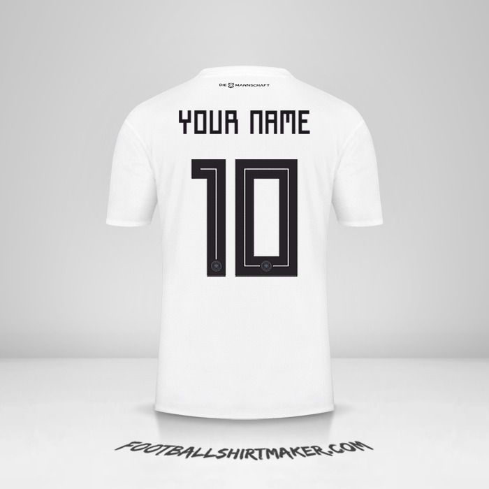 Germany 2018 jersey. Create jersey with your name and number.