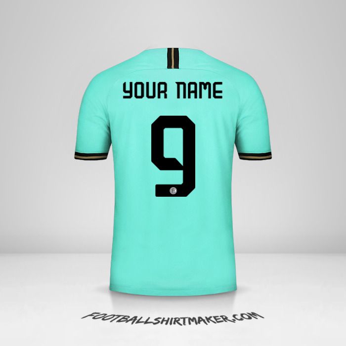 Inter 2019/20 Cup II jersey. Create jersey with your name and number.