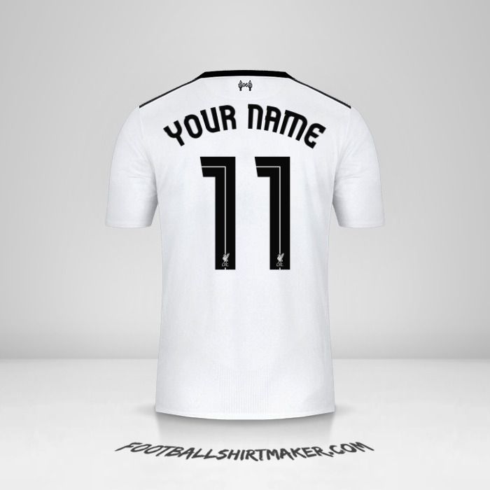 Create Liverpool FC 2017/18 Cup II jersey with your Name and Number