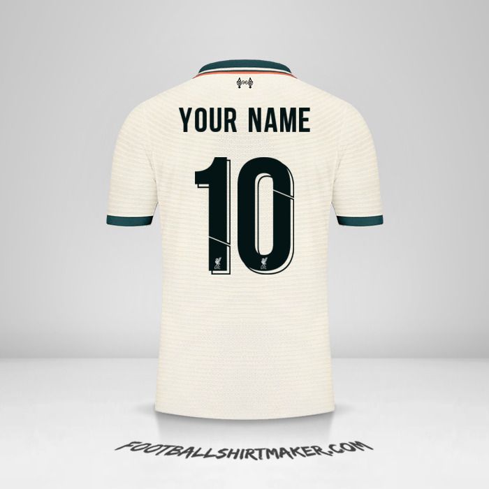 Liverpool FC 2021/2022 Cup II jersey. Create jersey with your name and ...