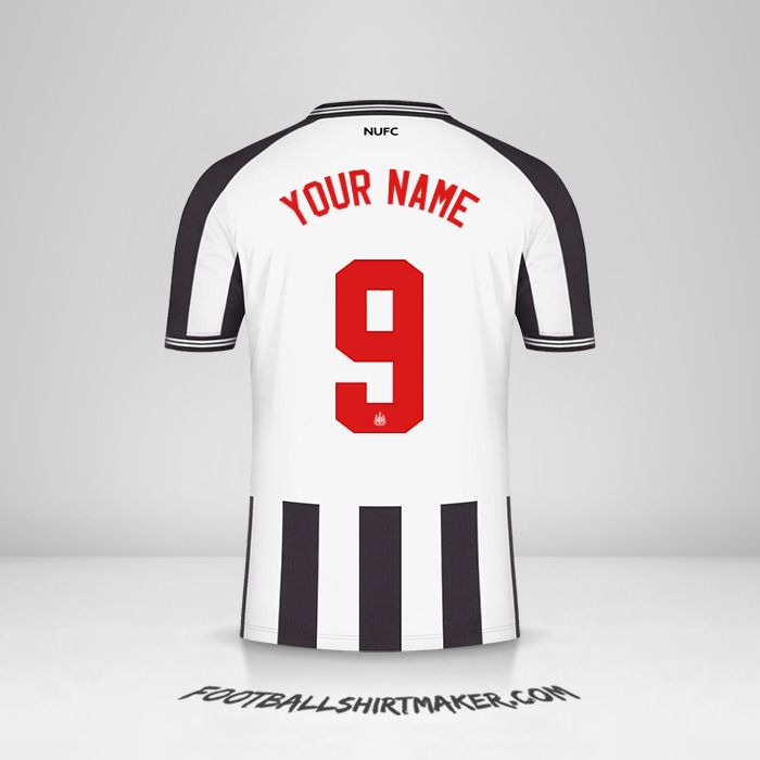 Newcastle United FC 2023/2024 Cup jersey. Create jersey with your name ...
