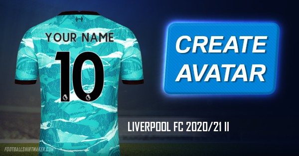 Make Liverpool FC 2020/21 II custom shirt with your Name