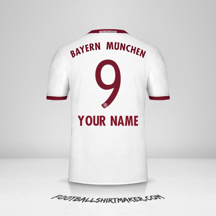 FC Bayern Munchen 2016/17 III shirt. Create shirt with your name and ...