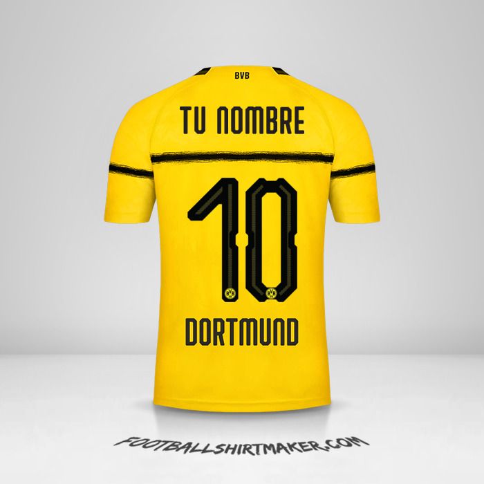 Crear jersey Borussia Dortmund 2018/19 Cup con tu Nombre y Número