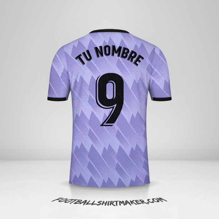 Crear jersey Real Madrid CF 2022/2023 II con tu Nombre y Número