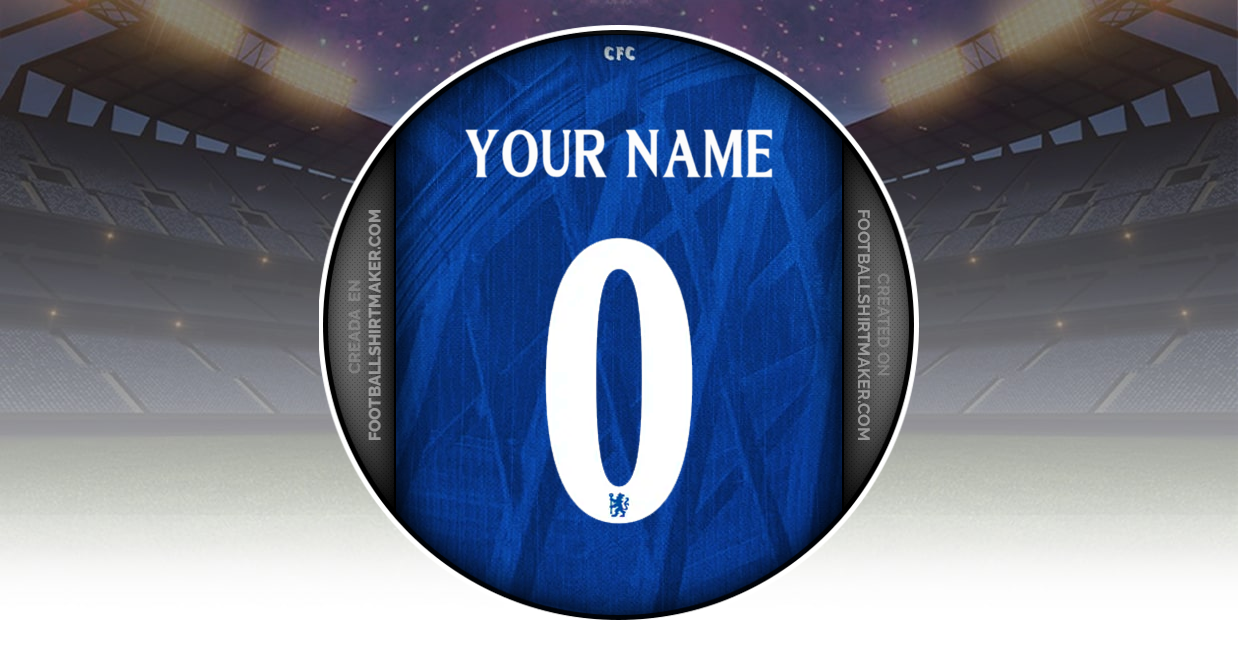 Create Chelsea 2025/2026 Cup jersey with your name and number