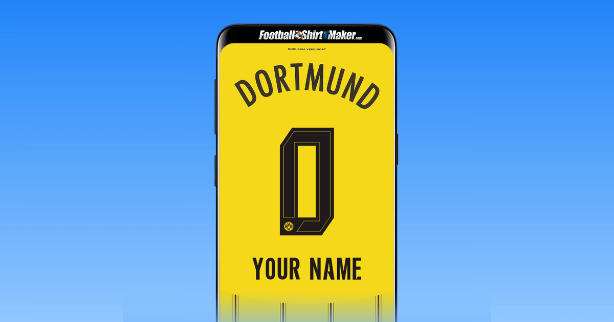 Create Borussia Dortmund 2024/2025 shirt with your name and number