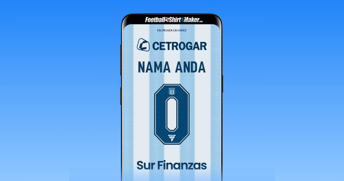 Buat jersey Racing Club 2025 dengan nama dan nomor Anda