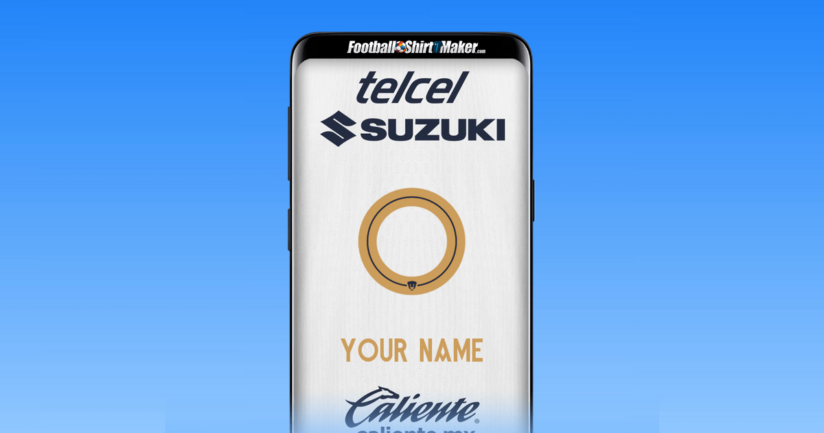 Create Pumas UNAM 2025/2026 jersey with your name and number