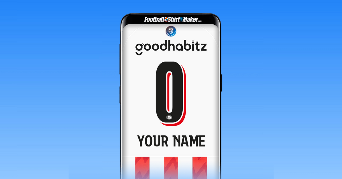 Create PSV 2025/2026 jersey with your name and number