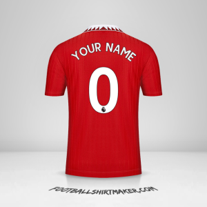 Create Manchester United 2022/2023 shirt with your name and number