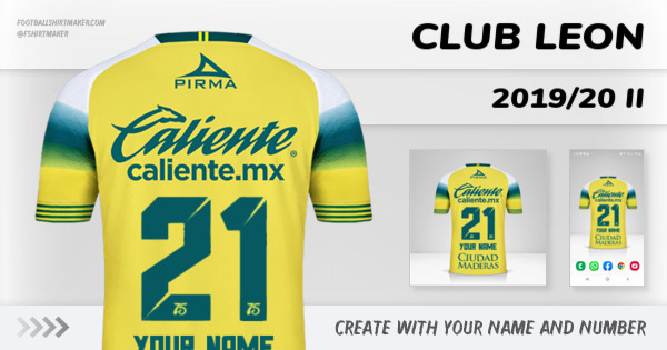 Create custom Club Leon shirts with your name and number