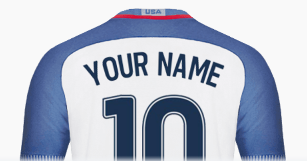 Make USA 2016/17 custom jersey with your Name