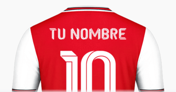 Crear camiseta Arsenal 2019/20 Cup con tu Nombre y Número Crear camiseta Arsenal 2019/20 Cup con tu Nombre y Número