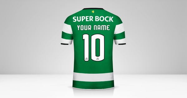 Create custom Sporting Clube shirt 2017/18 with your name